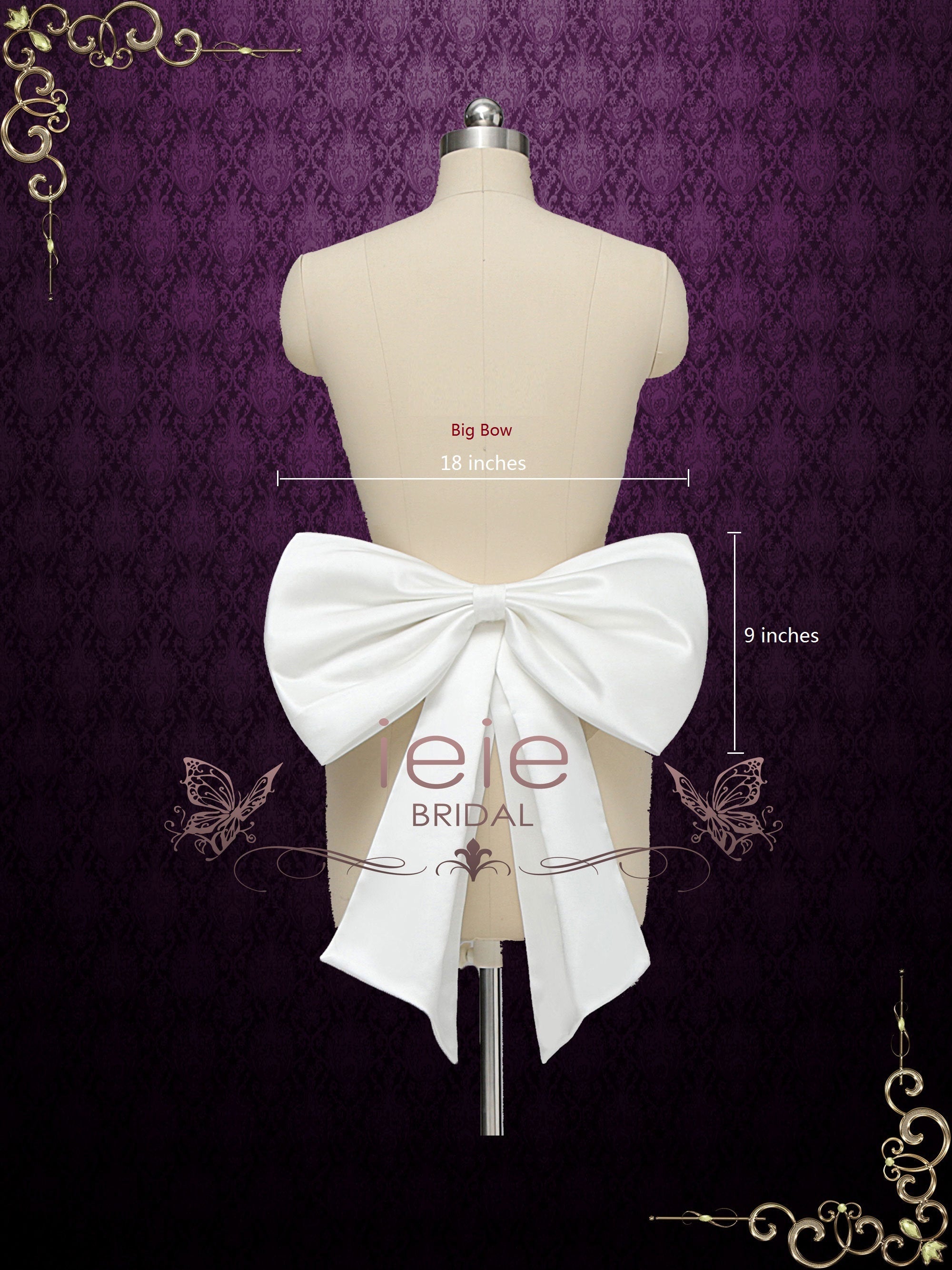 Satin Bow for Wedding and Formal Dress – ieie